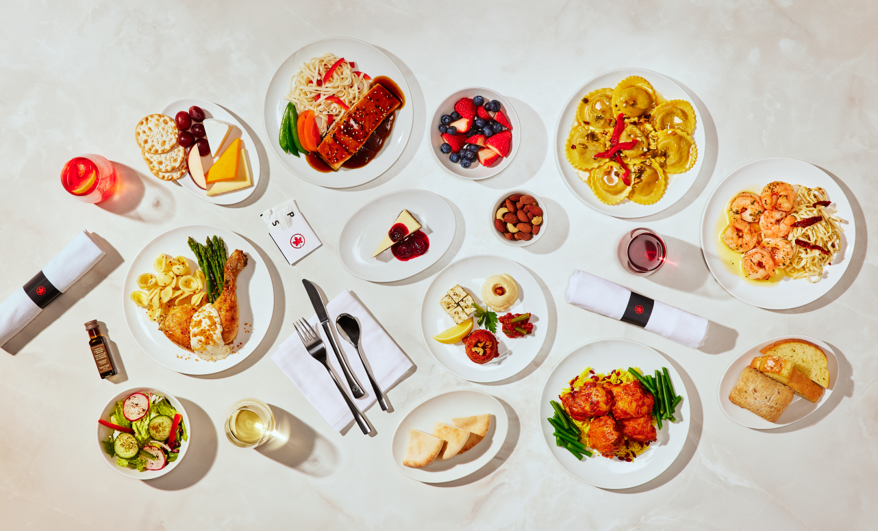Air Canada drops a new, mouth-watering, international menu inspired by ...