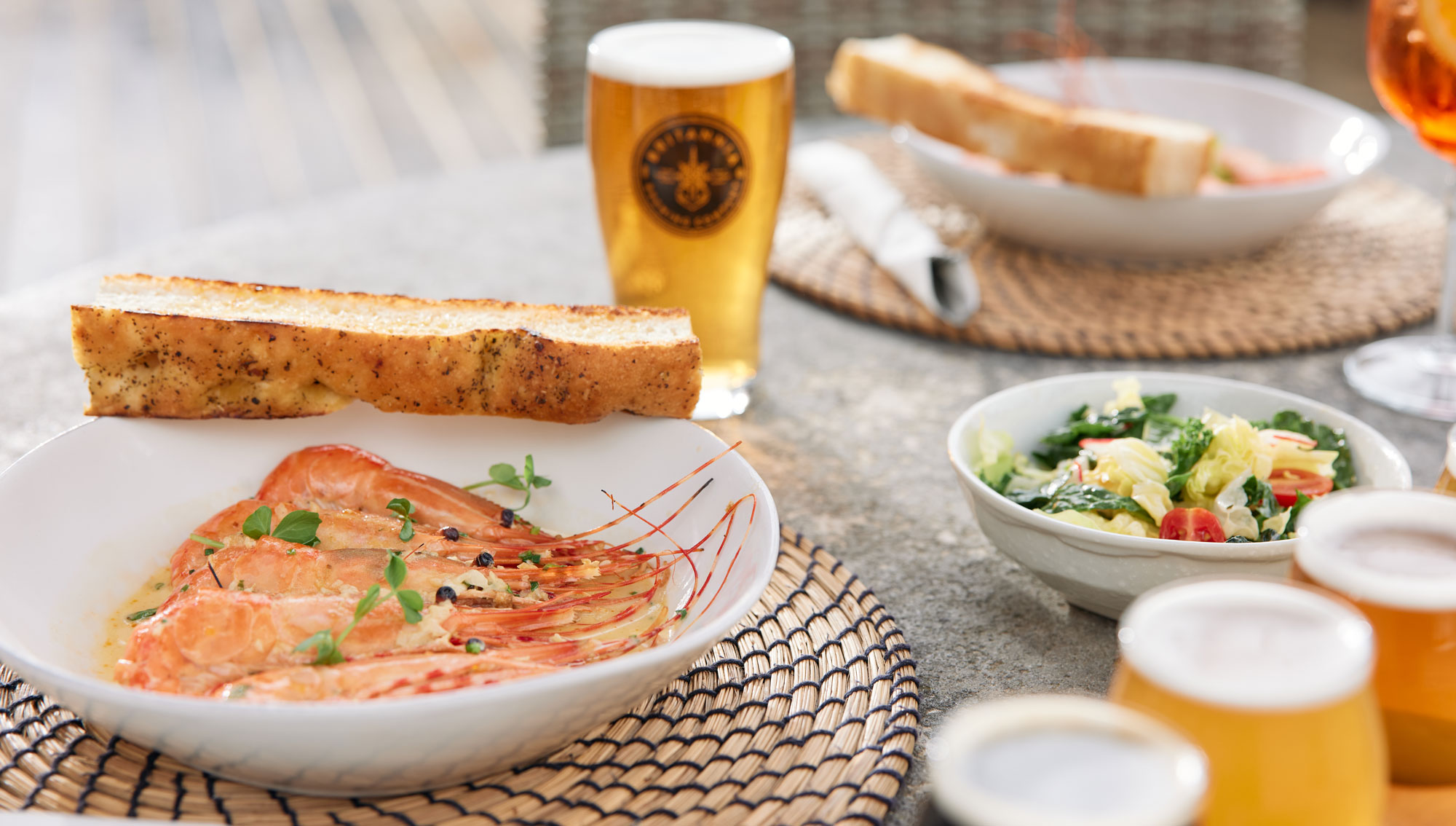 Live spot prawns are only around for a month—get them here